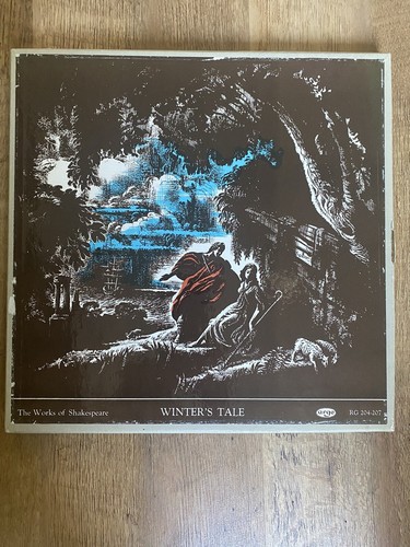 VINTAGE 1958 The Works of Shakespeare WINTER'S TALE Vinyl 4 Record Box ...