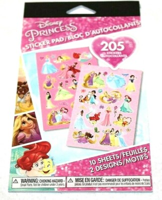 American Greetings 10-Sheet Disney Princess Sticker Pad 205 Stickers | eBay