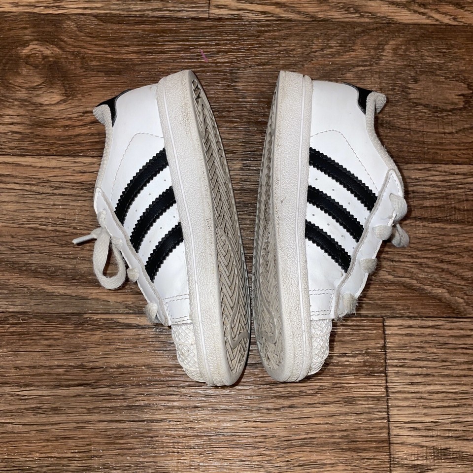 Adidas Originals Unisex Superstar Shell Toe Shoes US 9K White Black ...
