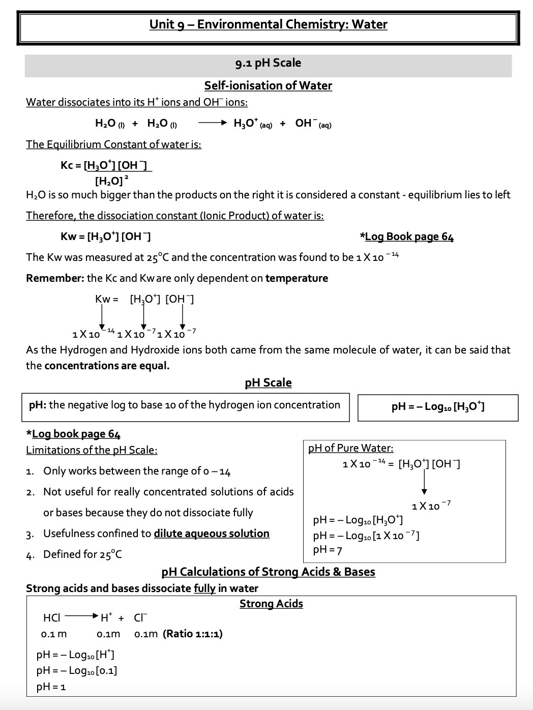 H1 Leaving Cert Chemistry pdf Notes | eBay