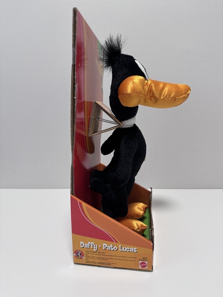 Looney Tunes Plush DAFFY Toon Starz Stuffed Animal Toy Mattel 2003 VTG ...
