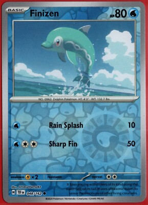 Pokémon TCG Temporal Forces - Finizen 048/162 - Reverse Holo - Common ...