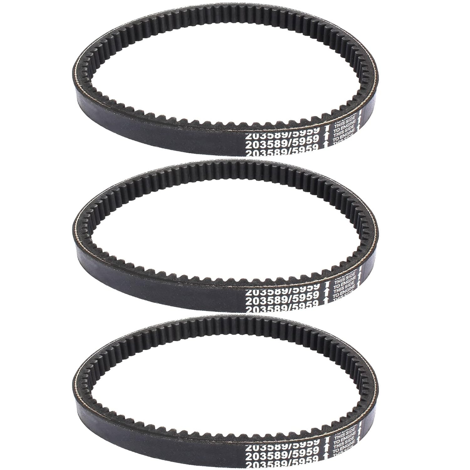 LIYYDS 3 PCS Drive Belt Compatible with Coleman KT196 Go Kart ...