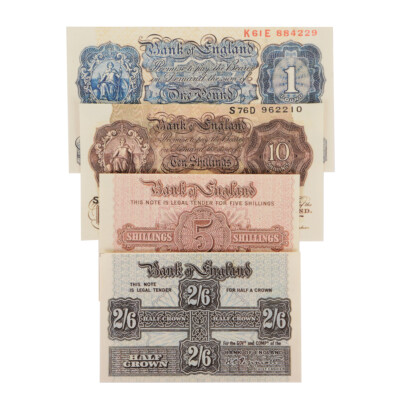 WW2 British Bank Notes - Imitation Reproduction Pocket Litter Display ...