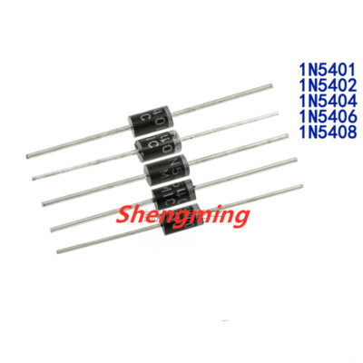 20pcs IN5408 1N5401 1N5402 1N5404 1N5406 3A100~1000V new rectifier ...
