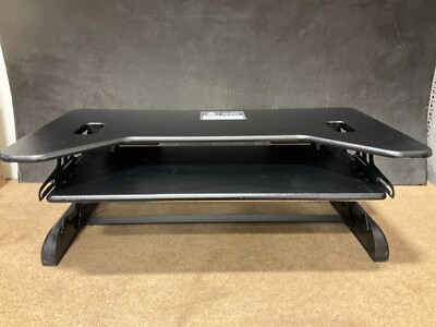 VARIDESK Cube Plus 40 Height Adjustable Standing Desk - Black 49884 ️️ ...