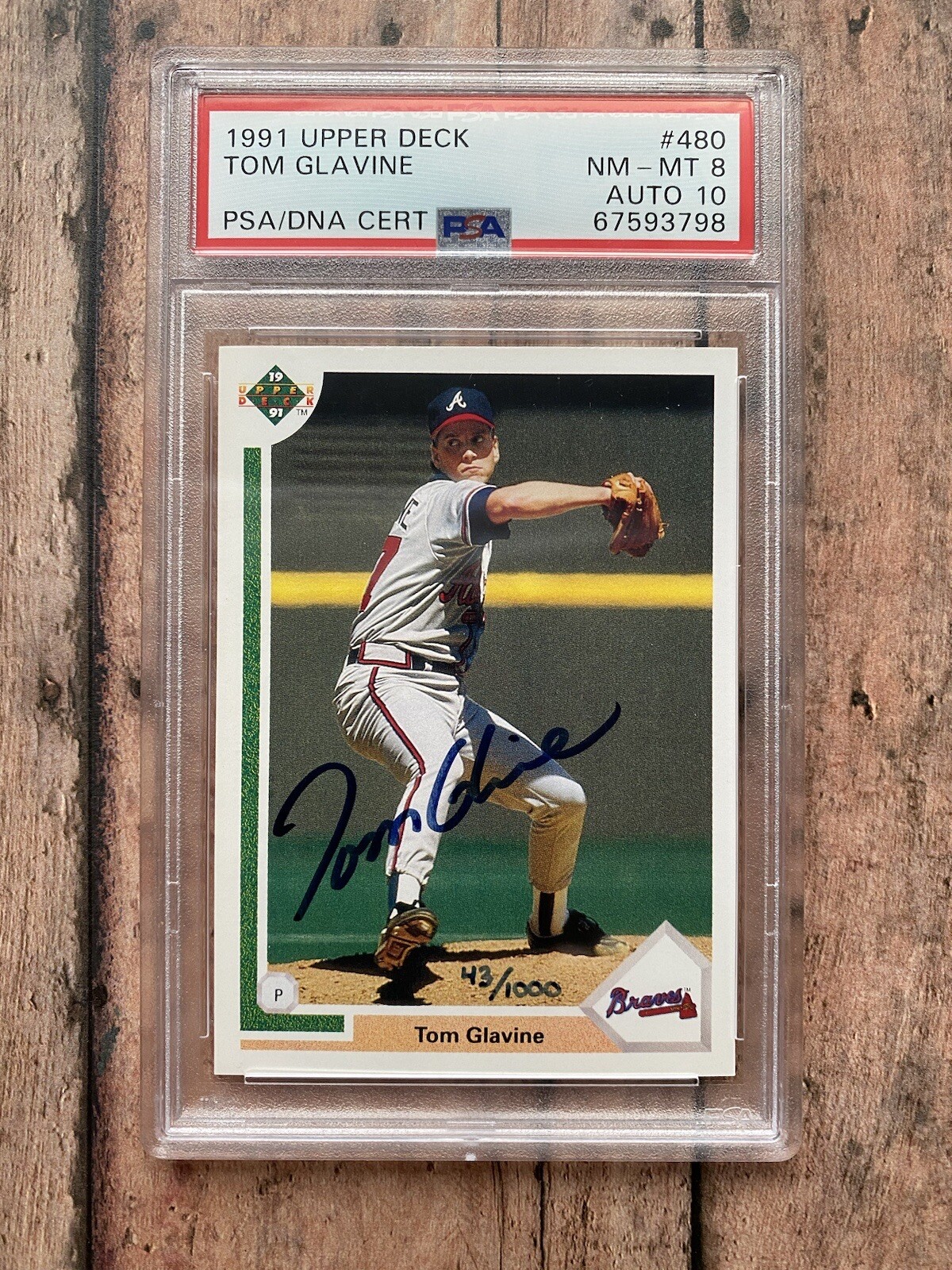 1991+Upper+Deck+-+%23480+Tom+Glavine for sale online | eBay