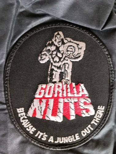 NWT Gorilla Nuts Bomber Jacket MENS XL Black Car RACING Jacket MADE in ...
