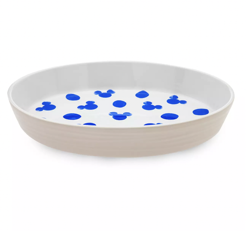 Disney Parks Homestead Blue Mickey Icon and Polka Dots Kitchen Ceramic ...