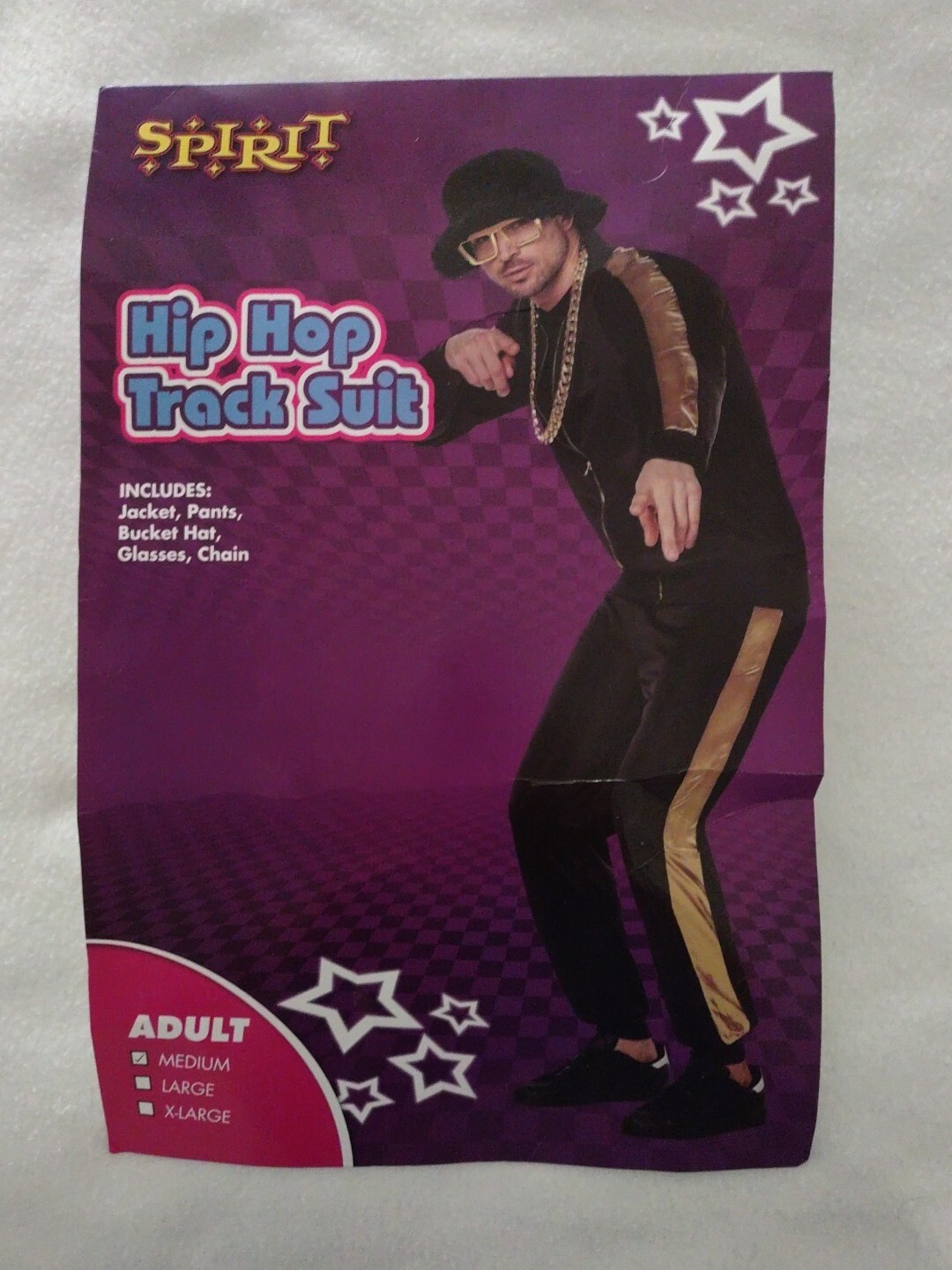 Spirit Halloween - Hip Hop Track Suit Costume Men's S… - Gem