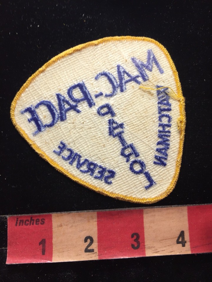 Vtg MAC PACE PATROL WATCHMAN PATROL SERVICE Security Guard Patch 85J | eBay