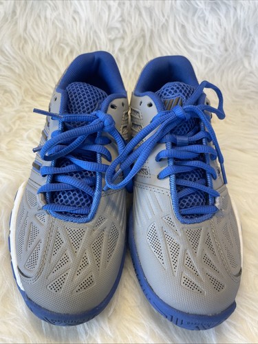 K-Swiss Size 3 Varsity Tennis Play Shoes - Childs - Blue Grey | eBay