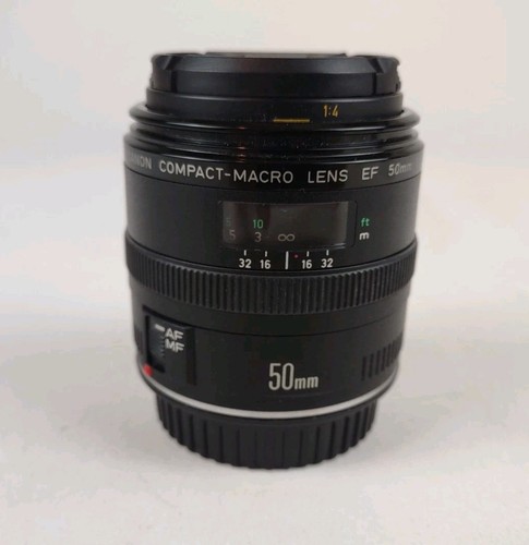 Canon EF 50mm f/2.5 Compact Macro - EUC - Works Great | eBay