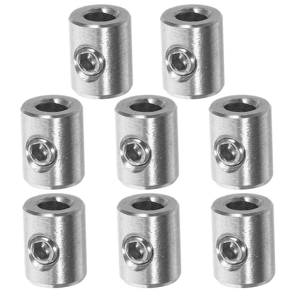 8 Pcs Stainless Steel Wire Clips Cable Lock Fasteners for Rope Clamps ...