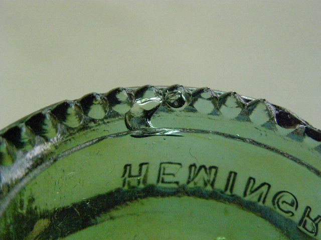 CD 113 [40] Hemingray No. 12 dark green glass "exchange" insulator with ...