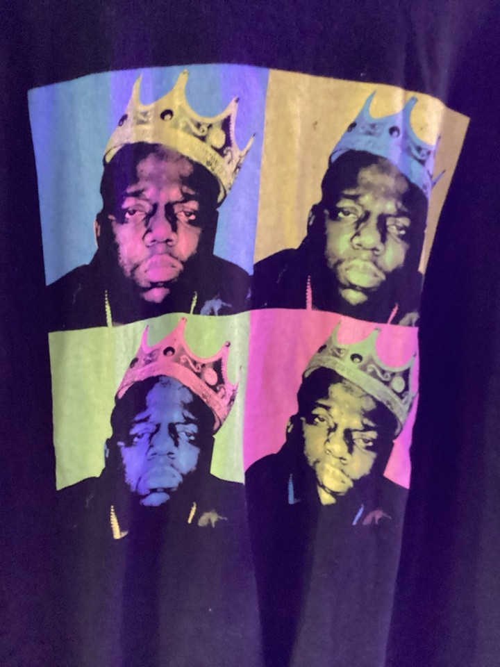 THE NOTORIOUS B.I.G (2020) Official Men's Biggie Smalls 90s Rap T-Shirt ...