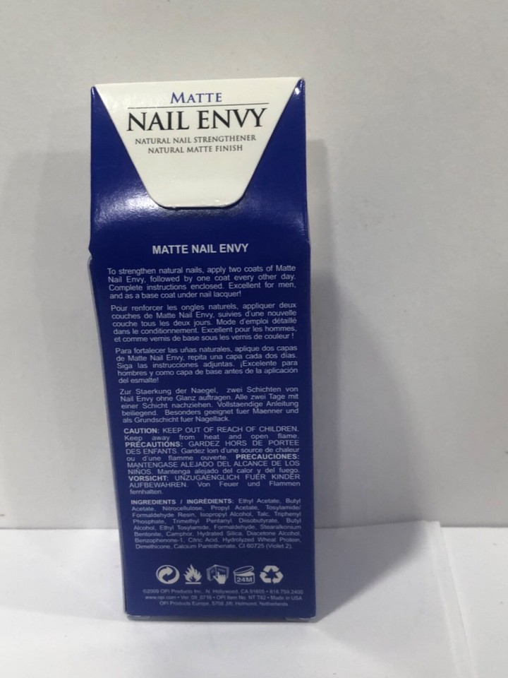 OPI Nail Envy Matte, 0.5 oz 15 ml brand new in box | eBay