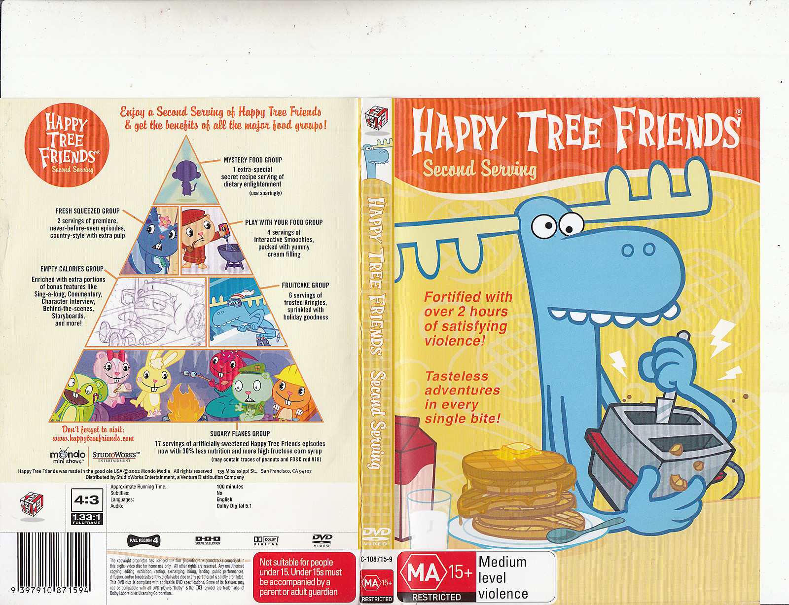 Happy Tree Friends:Second Sewing-2002-[2 Hours]-Animated HTF-DVD | eBay