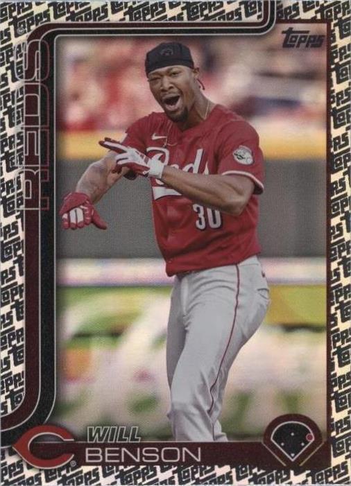 2025 Topps Series 1 - Will Benson #52 Topps Foil Pattern for sale ...
