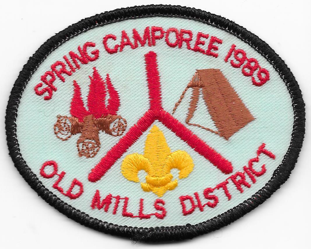 1989 Spring Camporee Old Mills District Old Colony Council Boy Scouts ...