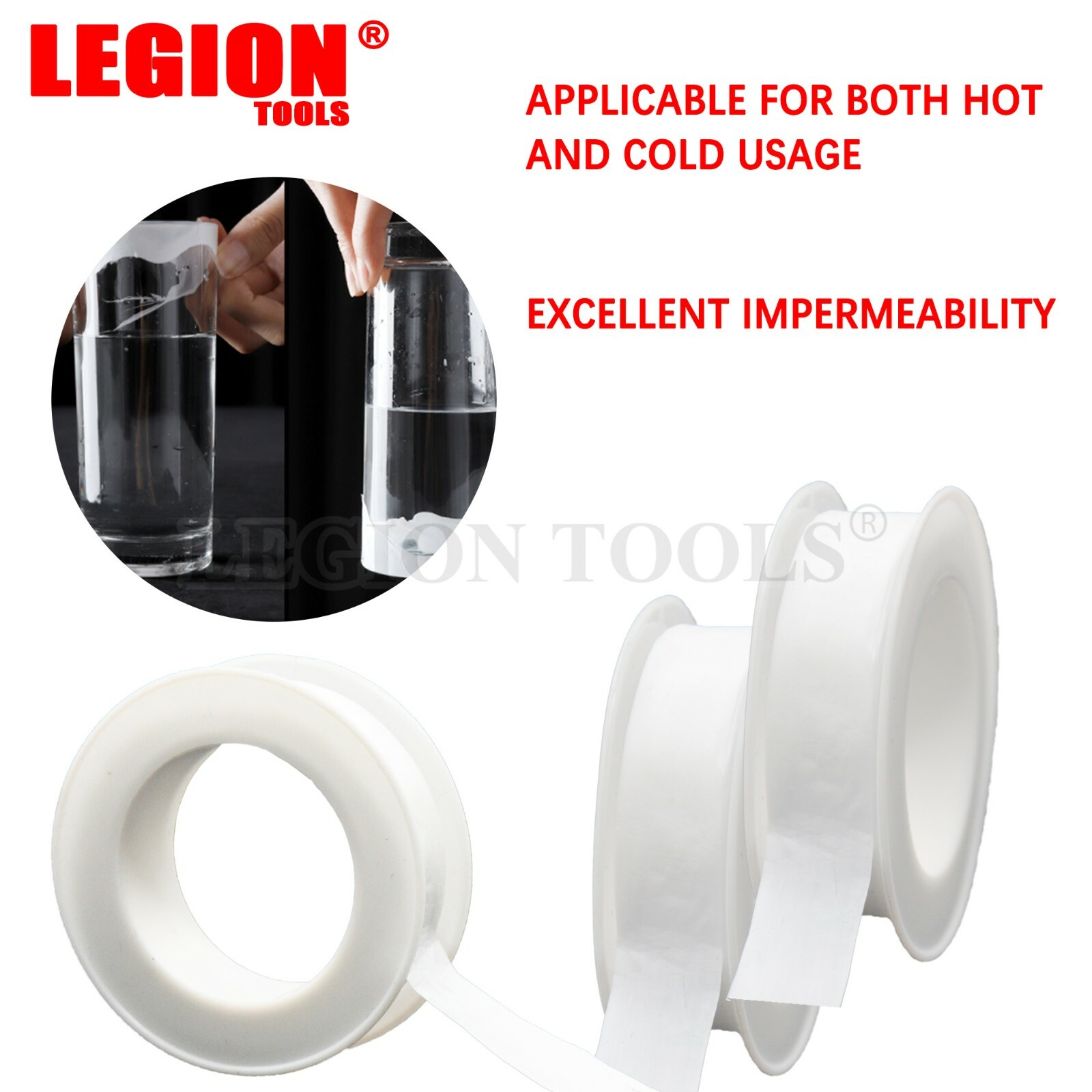 Teflon Tape Plumbers Thread Seal Tape PTFE 12mm 19mm Wide | eBay Australia