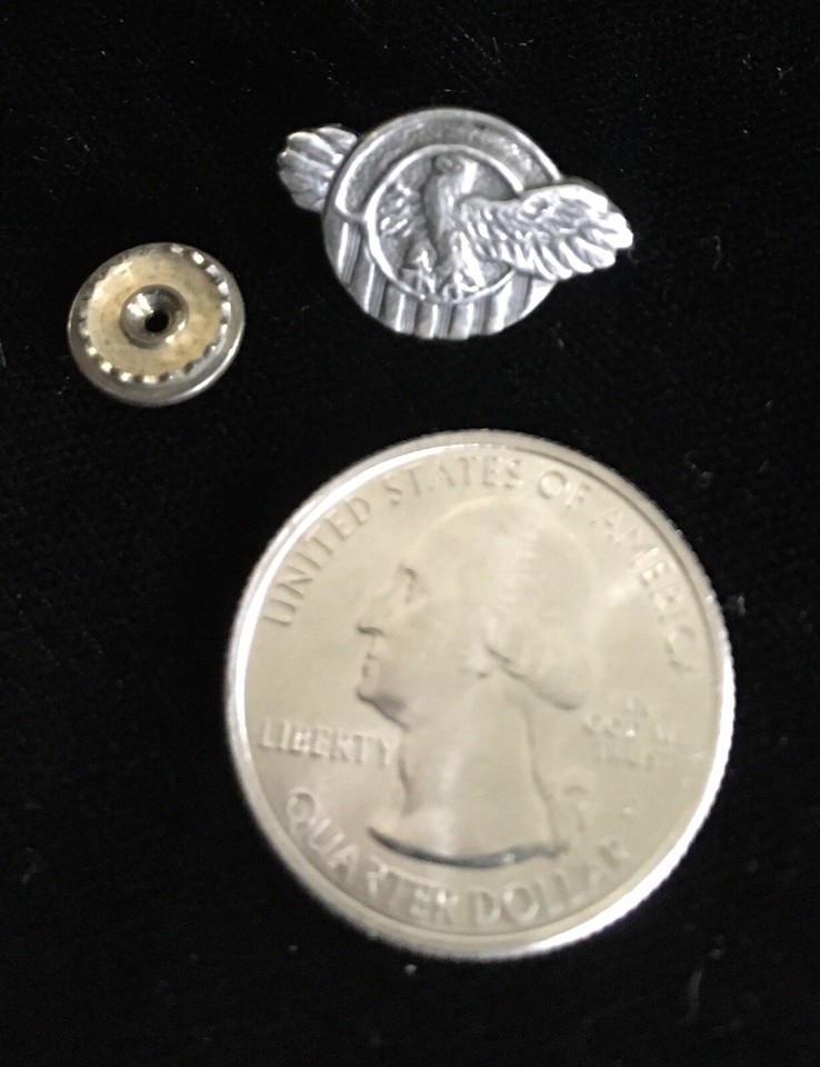 WW2 US Air Corp Honorable Discharge "Ruptured Duck" Screw Back Pin ...