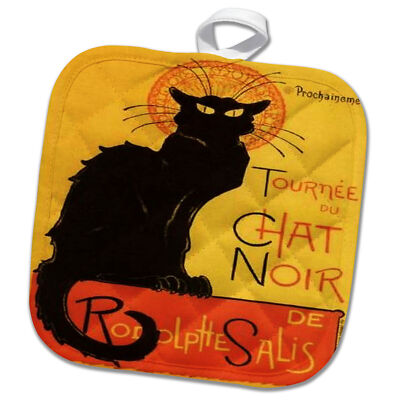 3dRose Le Chat Noir - advertising, art nouveau, black cat, cat, cats ...