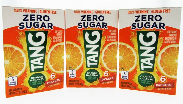 TANG Orange Naranja ~Packets ~ Sugar Free ~ Drink Mix ~ Lot of 3 | eBay