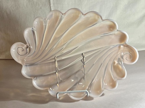 Duncan & Miller Pink Opalescent Sylvan Serving Plate | eBay