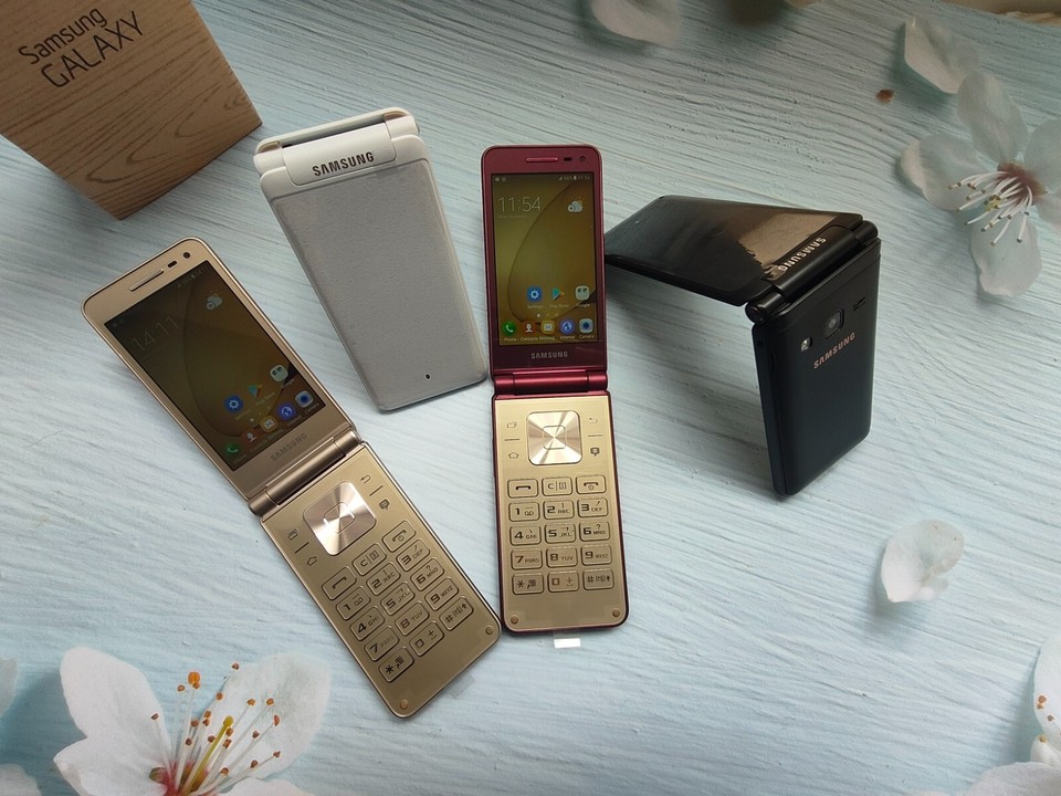 Samsung Galaxy Folder 16GB SM G1600 Unlocked Flip Smartphone With Box ...