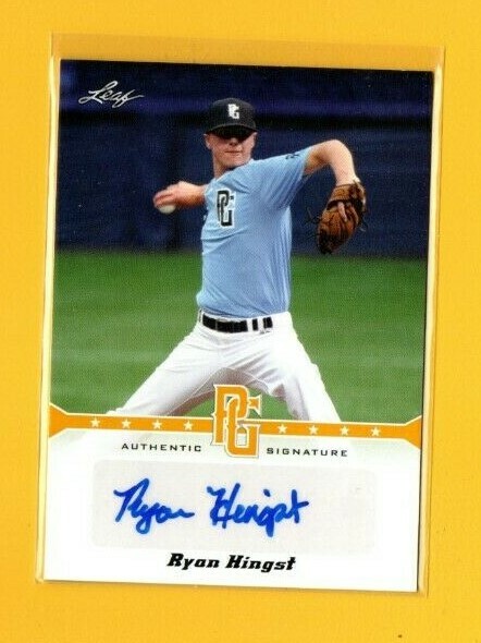 D13413 2013 Leaf Perfect Game Autographs Gold #RH2 Ryan Hingst #41/50 ...