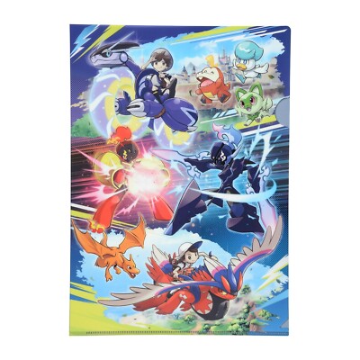 Pokemon Center A4 Clear File - Journey in Paldea 12.2x8.7in Koraidon ...