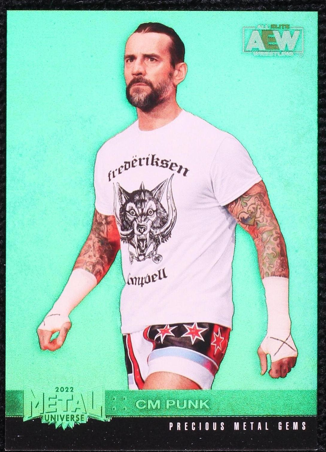 2022 Skybox Metal Universe AEW All Elite Wrestling - CM Punk #26 ...