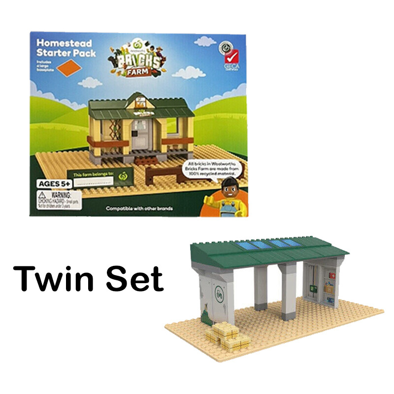 Woolworths Bricks Farm | CHOOSE Animal Set, Tractor, Quad Bike, Truck ...