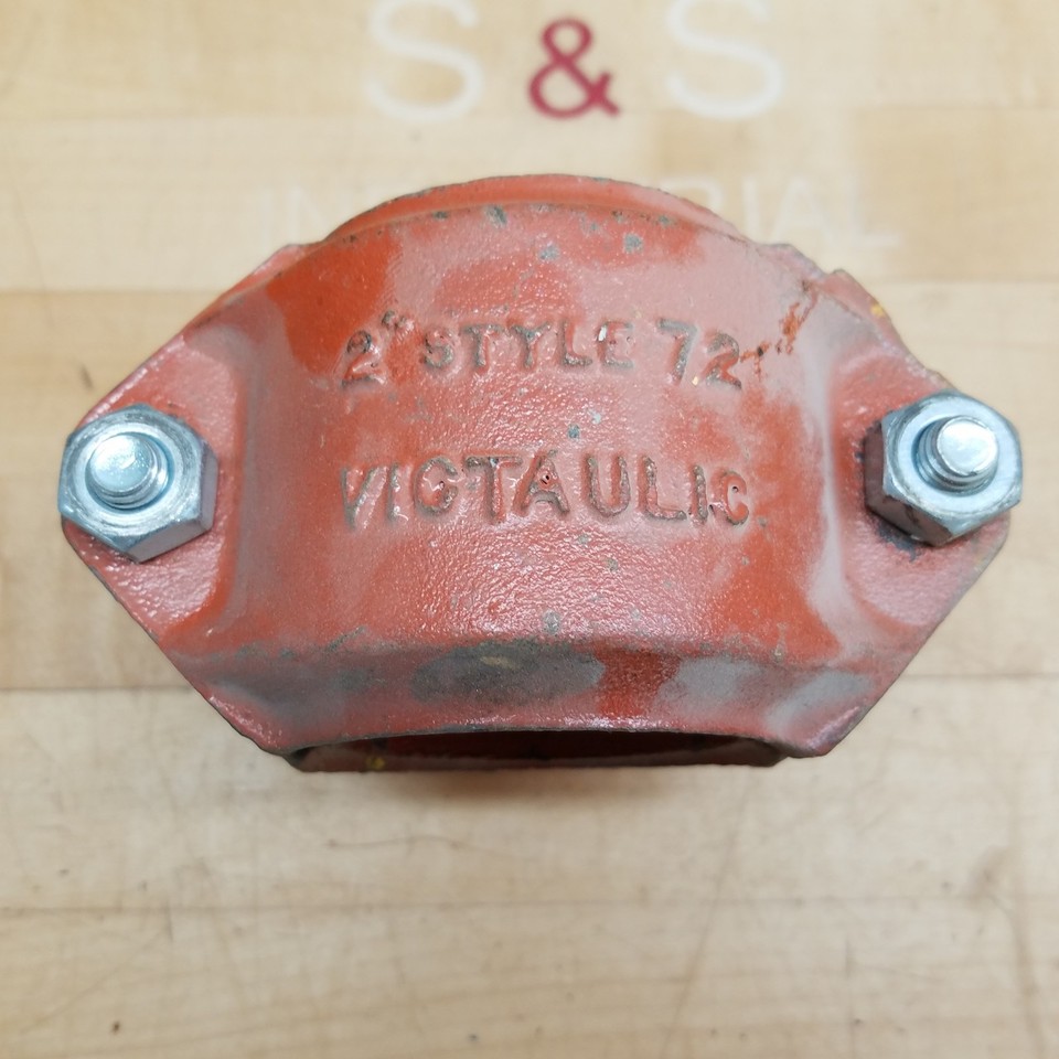 Victaulic Style 72 Pipe Coupling, 2", 1" NPT - USED | eBay