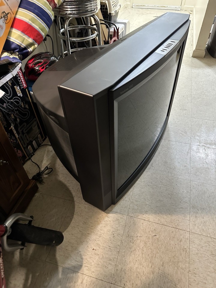 SONY TRINITRON XBR 35XBR48 vintage huge CRT TV | eBay