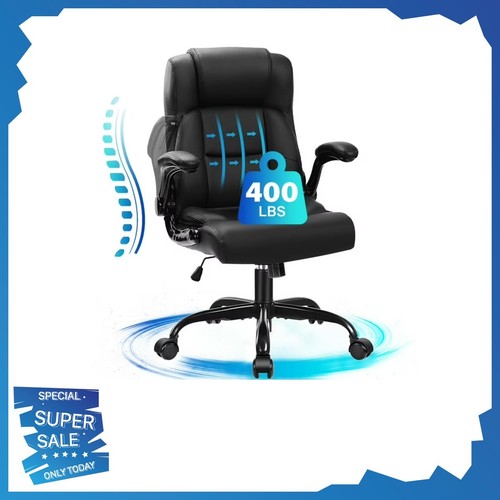 Office Chair Big and Tall 400lbs-Heavy Duty Comfortable Computer Chair ...