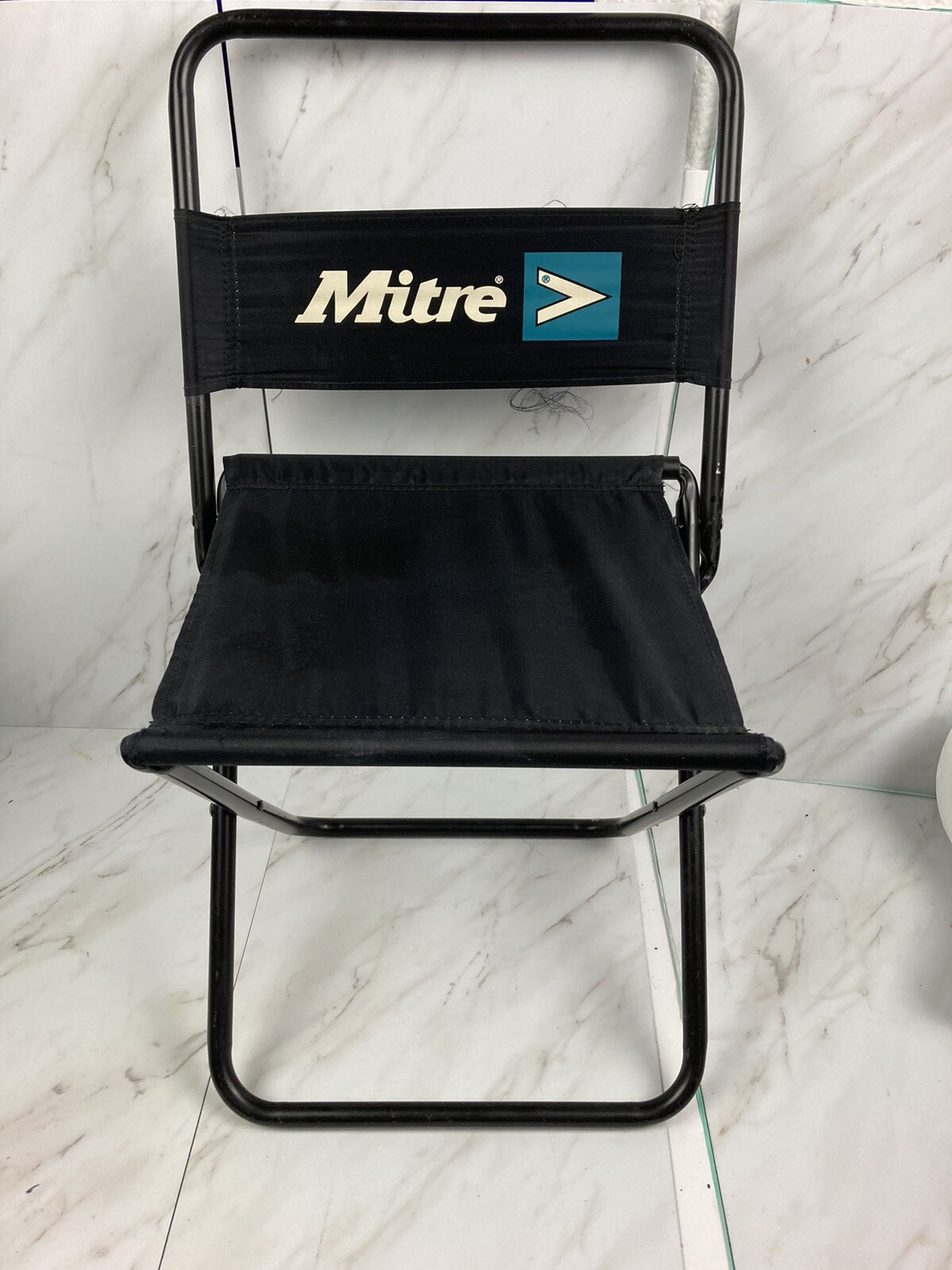 Vintage HTF Mitre Black Folding Lawn Chair Sidelines Spectator Seat ...