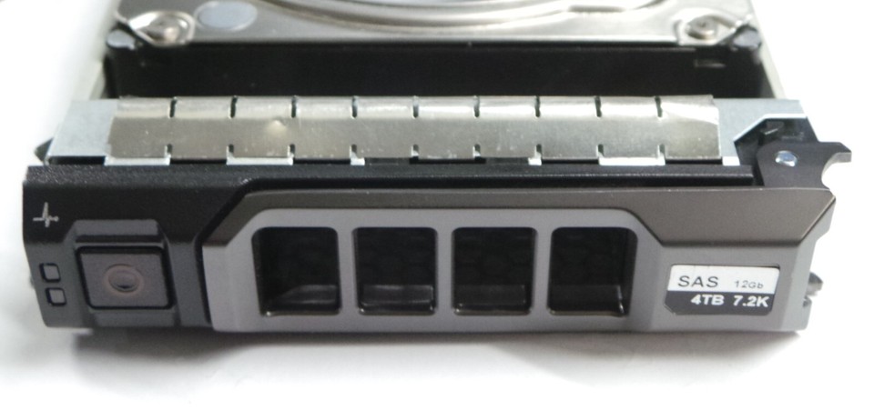 DELL 4TB 3.5" SAS HDD YXG4K in F238F R-Series Tray 12Gb/s 7.2K ...