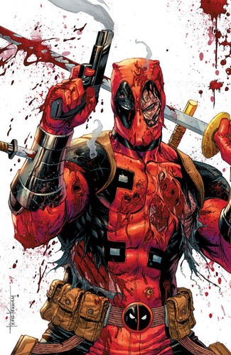 Deadpool / Wolverine #1 Virgin Tyler Kirkham Exclusive BATTLE DAMAGED 1 ...