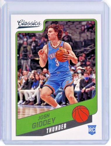 2021-22 Chronicles Classics #153 Josh Giddey RC - Oklahoma City Thunder ...