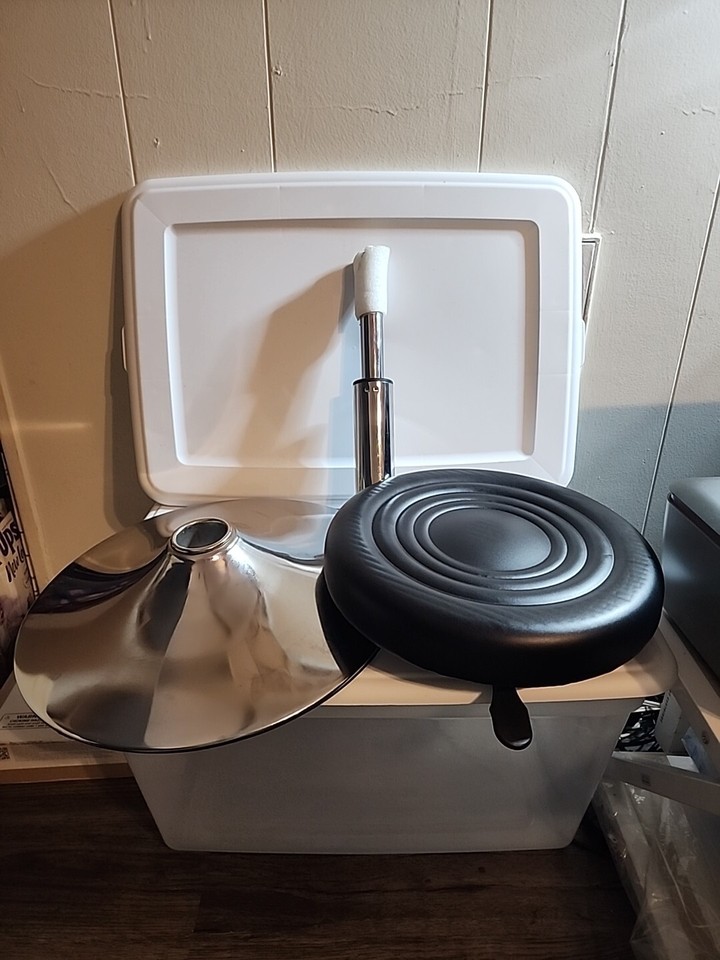 Adjustable Stainless Steel Work Stool. 18.5" Height | eBay