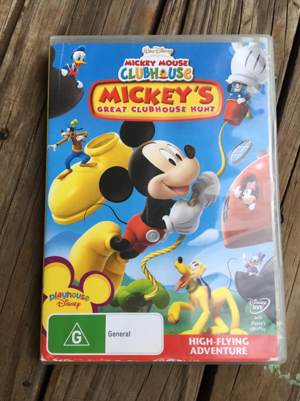 DVD DISNEY JR MICKEY MOUSE CLUBHOUSE MICKEY & DONALDS BIG BALLOON RACE ...