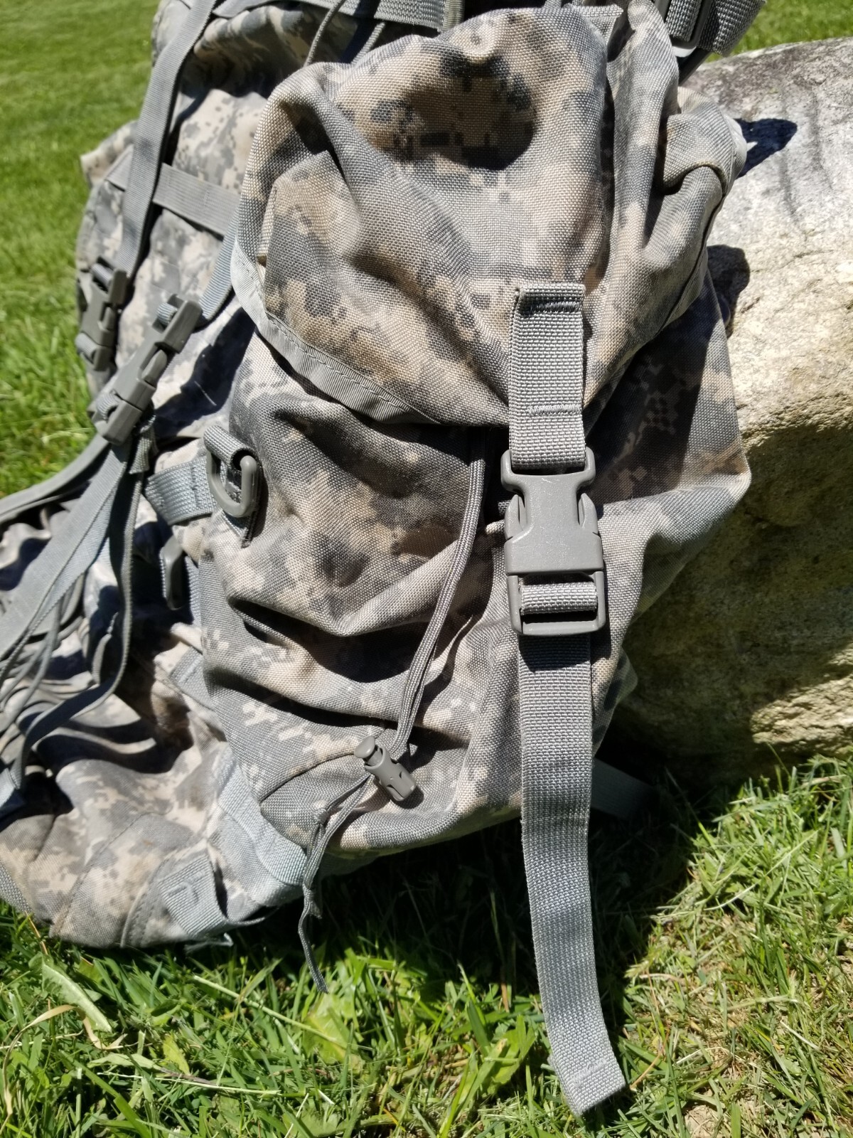 COMPLETE US MILITARY MOLLE II ACU Large Rucksack Field Pack Frame ...