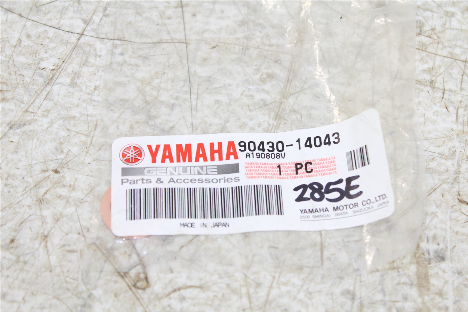 NOS Genuine Yamaha Washer 90430-14043 Crank Case Oil Drain Plug Copper ...