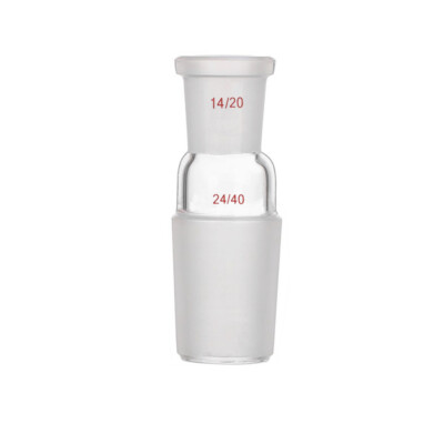 Glass Reducing Adapter 24/40 Male Cone To 14/20 Female Socket Joint | eBay