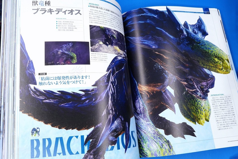 Dive To Monster Hunter World: ICEBORNE Official Design Works Game Art ...