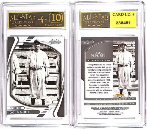 GRADED 10 2022 COOL PAPA BELL ABSOLUTE BASEBALL CARD $$ | eBay