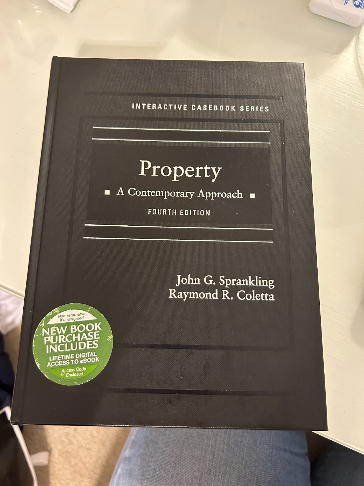Interactive Casebook Ser.: Property : A Contemporary Approach by ...