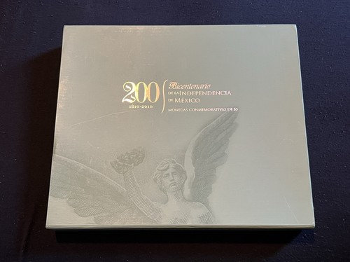 2010 Mexico 200 Bicentenario De La Independencia De Mexico Proof 5 Peso ...